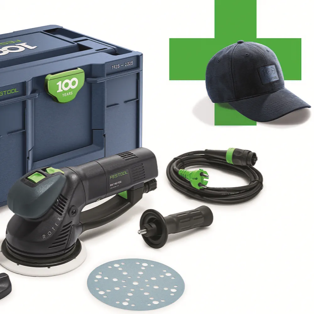 Limited special edition from Festool: ROTEX RO 150 in the 100 years ...